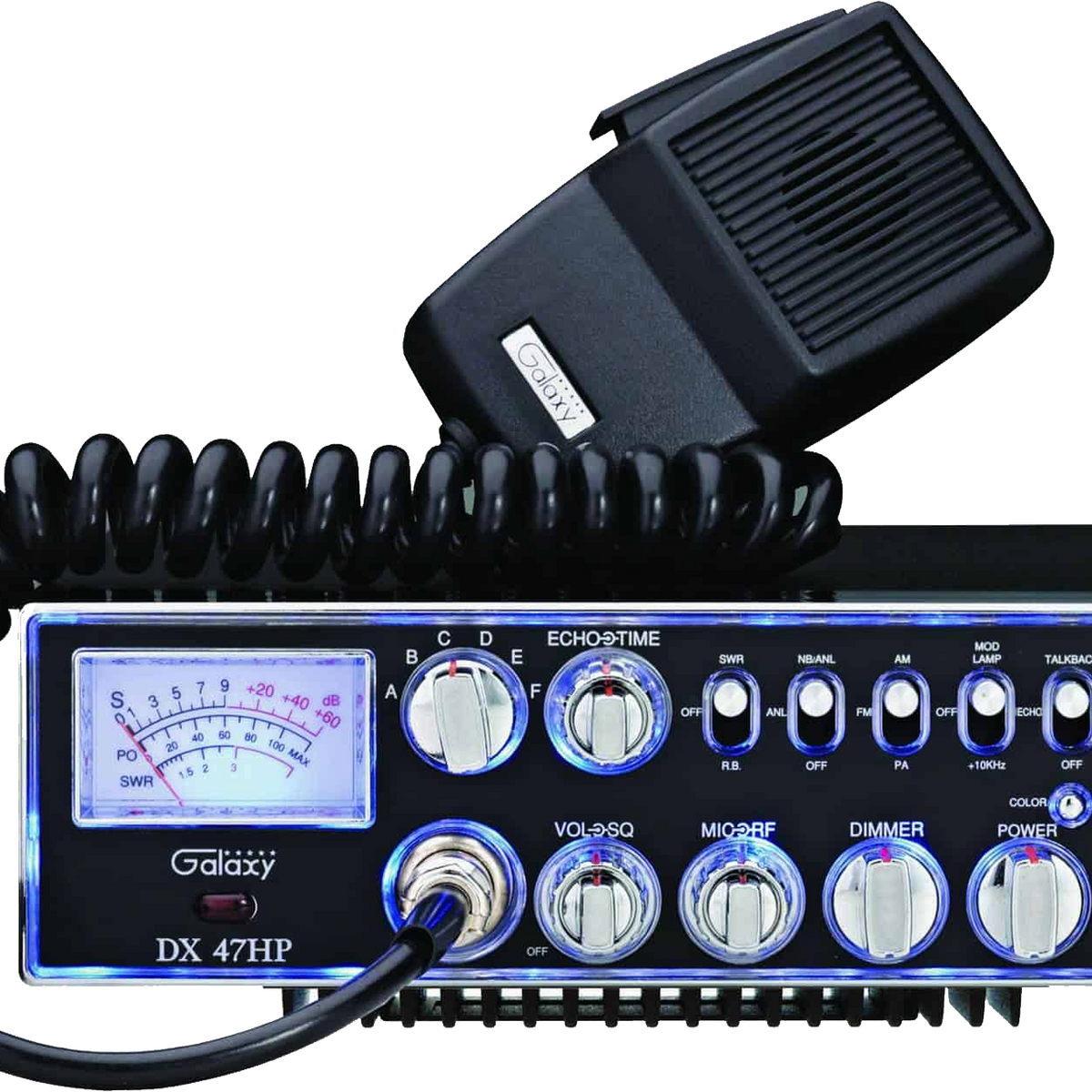 Galaxy DX47HP - 100 Watt 10 Meter Amateur Ham Mobile Radio – Right ...