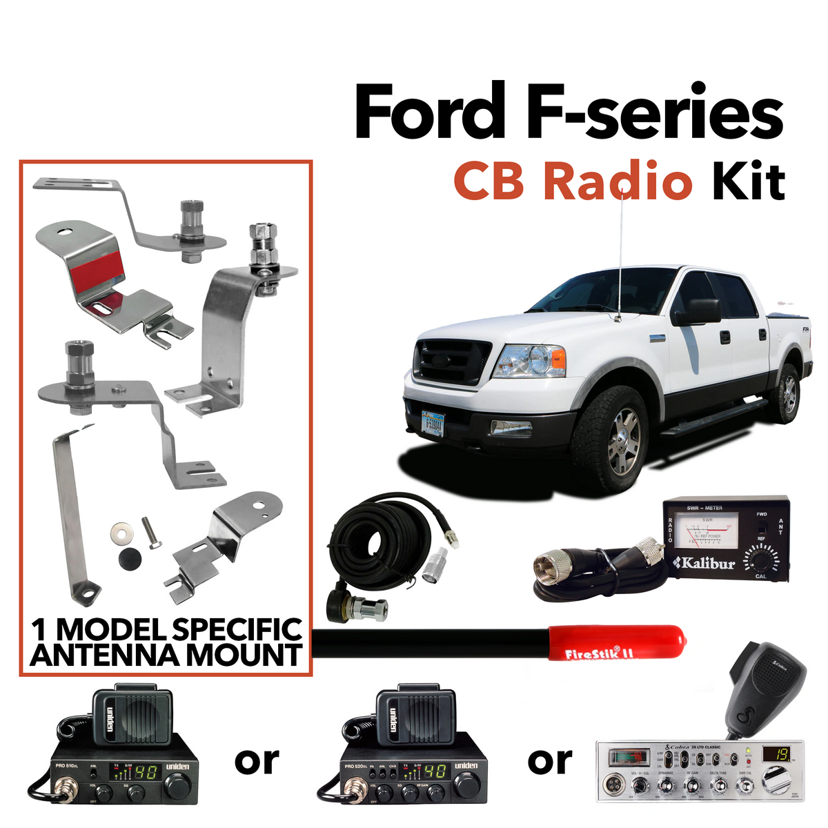 Ford Truck CB Radio Kit | Right Channel Radios