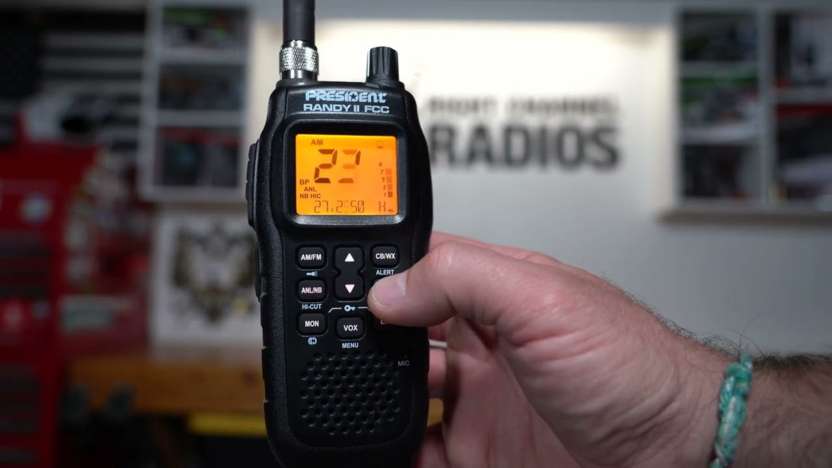 President Randy II AM/FM FCC | Right Channel Radios