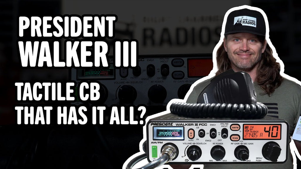 President Walker III AM/FM CB Radio | Right Channel Radios
