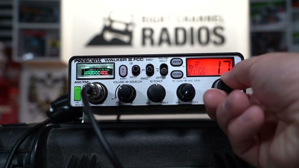 President Walker III AM/FM CB Radio | Right Channel Radios
