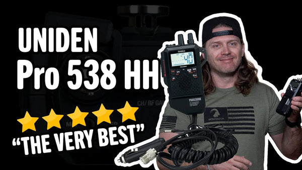 Uniden Pro 538 AM/FM Handheld | Right Channel Radios