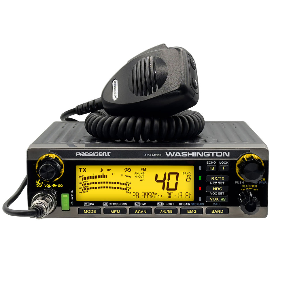 President Washington 10/12 Meter AM/FM/SSB | Right Channel Radios