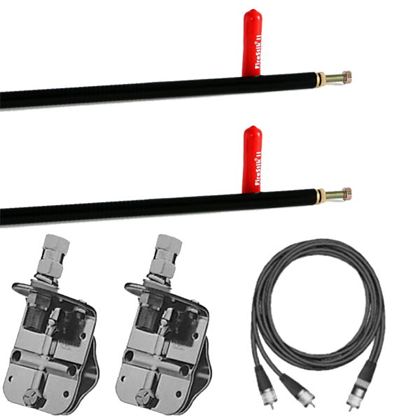 Firestik Dual CB Antenna Kit | Right Channel Radios