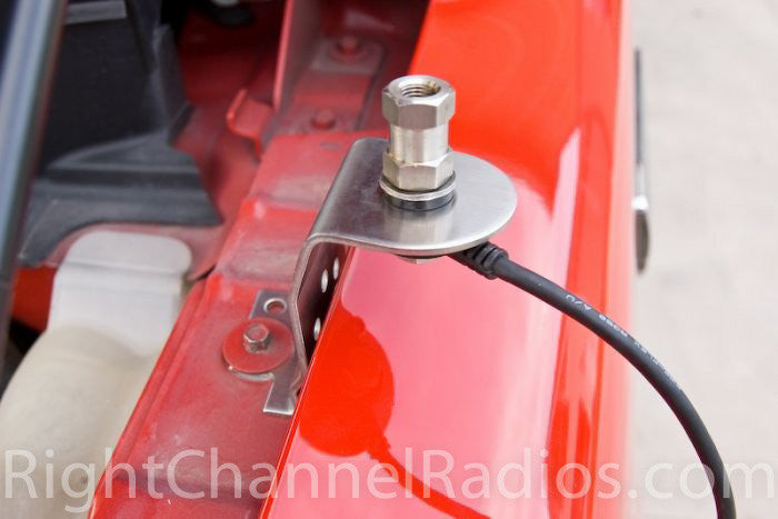 Ford F150 CB Antenna Hood Mount | Right Channel Radios